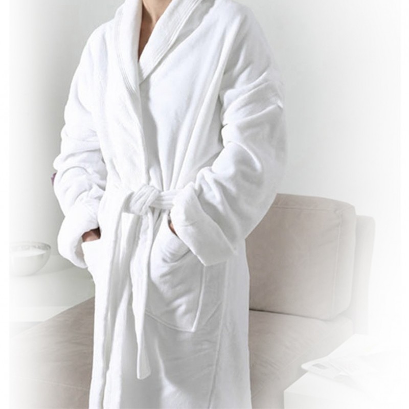 Halat baie VELUR cu Guler SHAL, Unisex din categoria Halate baie
